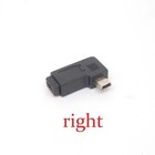 premium Mini USB Male left/right-Angle to Mini USB Female adapter ...