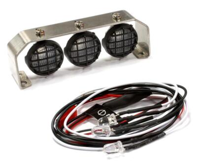 Roof Top Spot Light Set (L3) LED w/Stainless Steel Mount for 1/10, 1/8 ...
