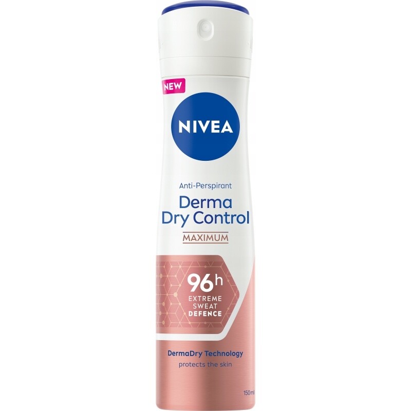 Nivea Derma Dry Control MAX Extreme Sweat antiperspirant spray150ml ...