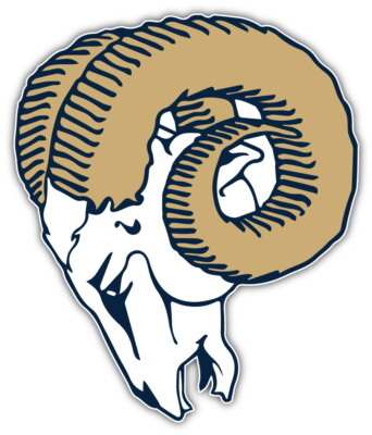 Los Angeles Rams Mascot NFL Sport Car Bumper Sticker Decal "SIZES'' | eBay