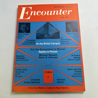 ENCOUNTER MAGAZINE (May 1976)EZRA POUND-DOUGLAS DUNN-JAN MORRIS ...