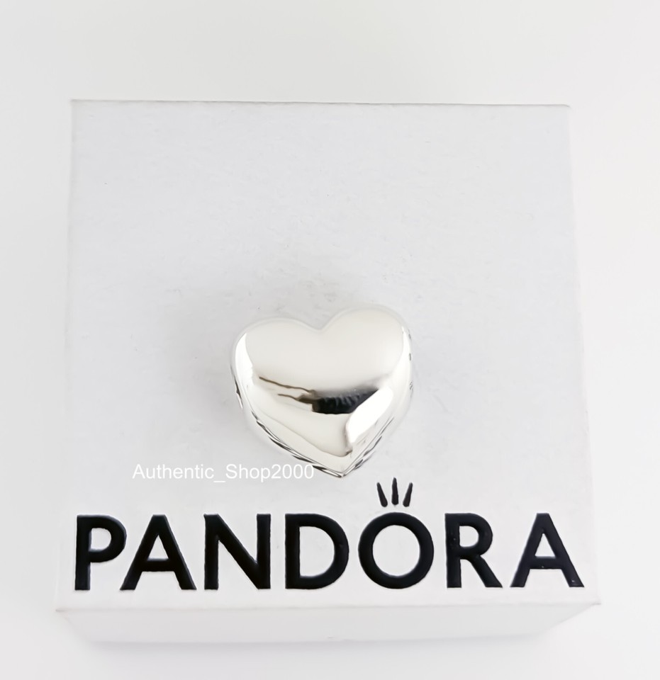New Authentic PANDORA Brand 925 Be Love Engravable Large Heart Charm ...