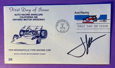SIGNED JOHN FORCE FDC AUTOGRAPHED FIRST DAY COVER - NHRA 16 X CHAMPION ...