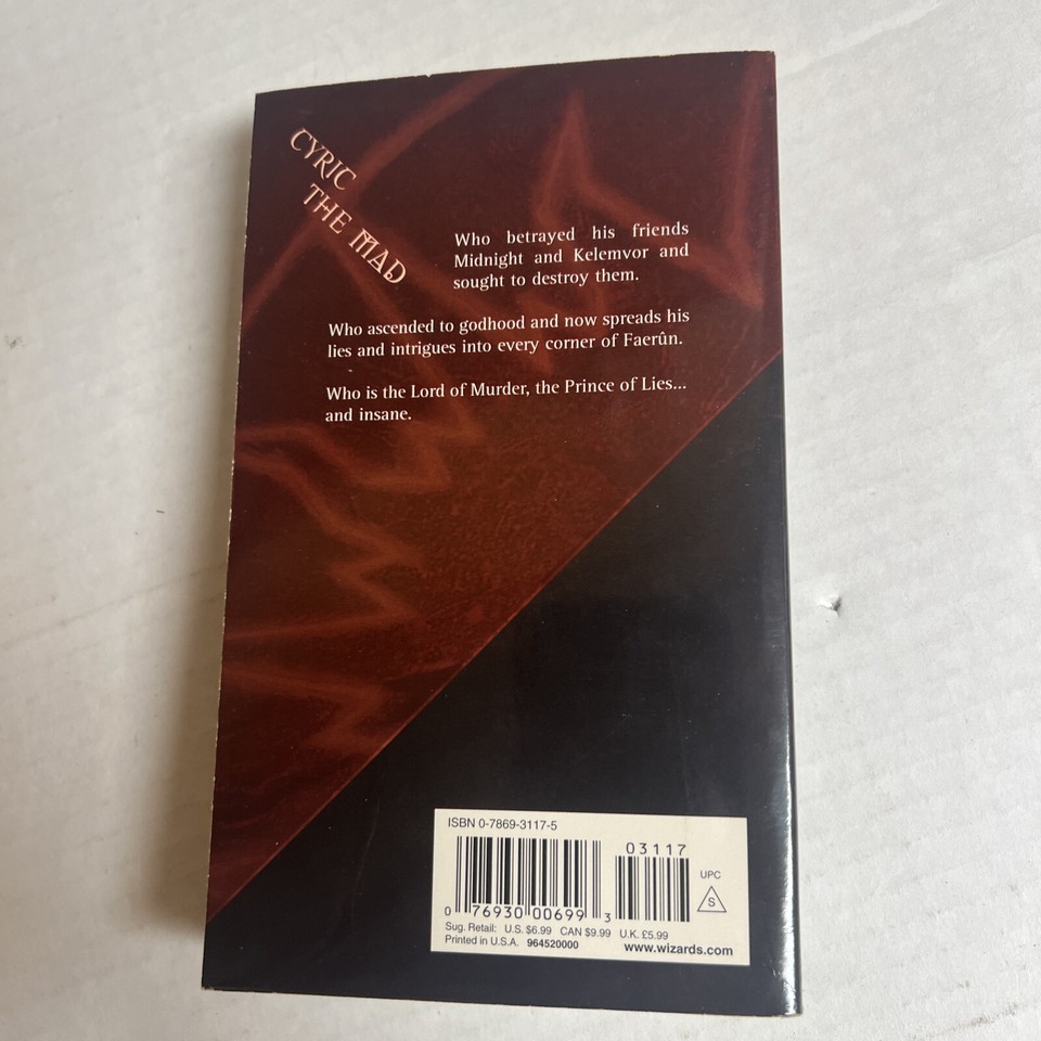 Complete Set Lot of 5 Forgotten Realms Avatar Series Prince Lies ...