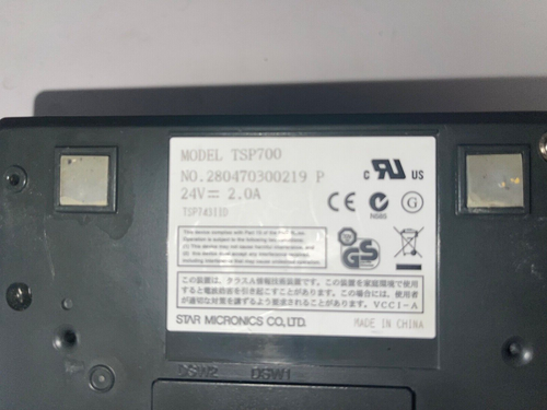 Star TSP700II 743IID Thermal POS Receipt Printer Serial (RS-232) w ...