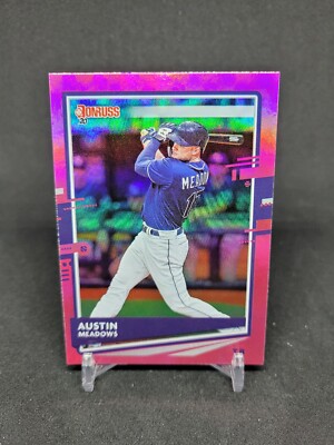 Austin Meadows 2020 Panini Donruss Baseball HOLO PINK No. 144 | eBay