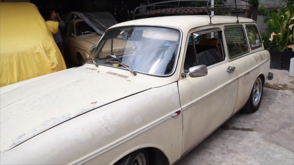 VW Volkswagen Type 3 Squareback Roof Rack dismantled knock down Pink ...