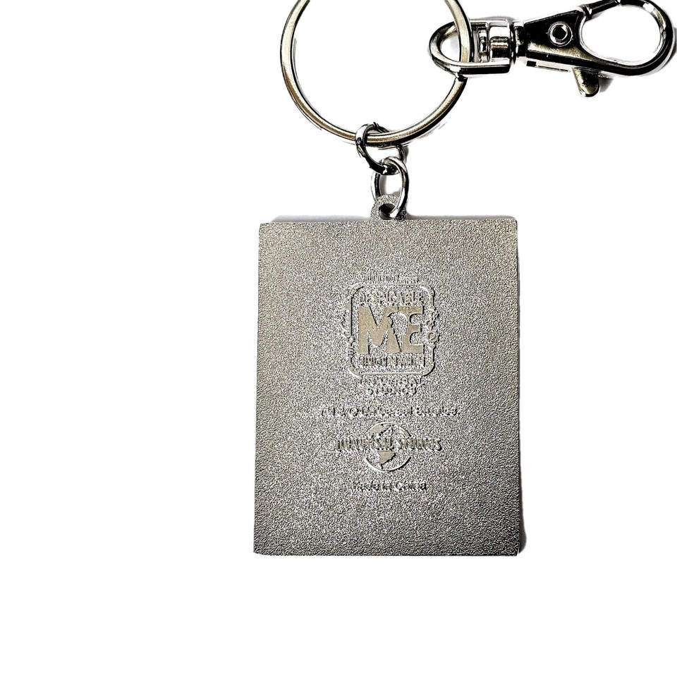 DESPICABLE ME UNIVERSAL STUDIOS KEYCHAIN VILLAIN-CON METAL BAG TAG ...