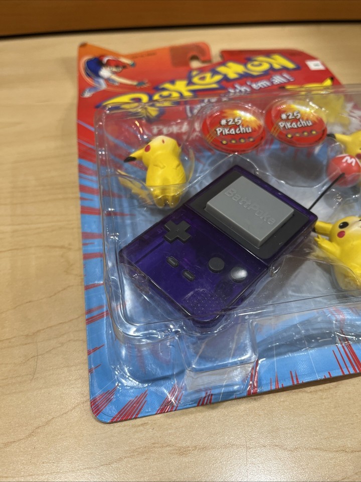 Pokemon Poke Ball Blaster with Battle Discs Pikachu Toy Vintage Rare ...