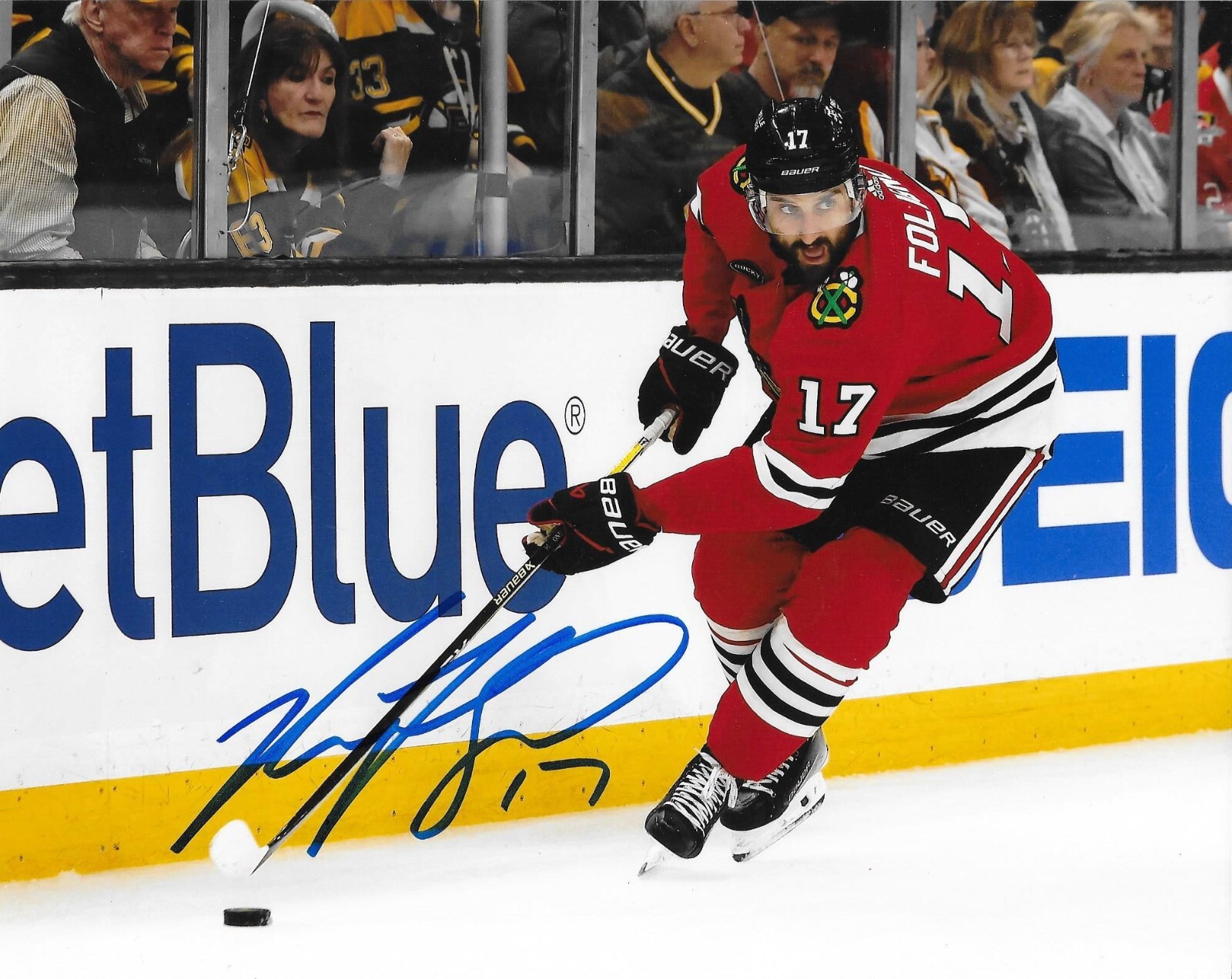 Nick Foligno signed Chicago Blackhawks 8x10 photo autographed Hawks #1 ...