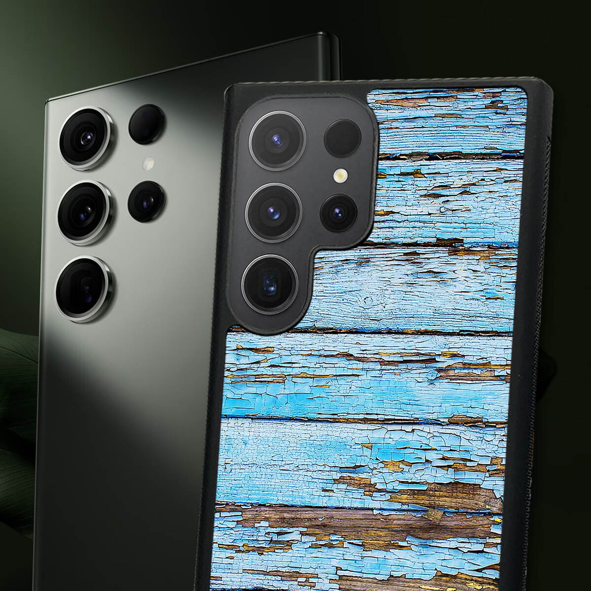 ( For Samsung S24 Ultra ) Back Case Cover H23116 Old Timber | eBay