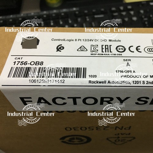 1756-OB8 AB ControlLogix 8 Pt 12/24V DC D/O Module Spot Goods Brand New ...