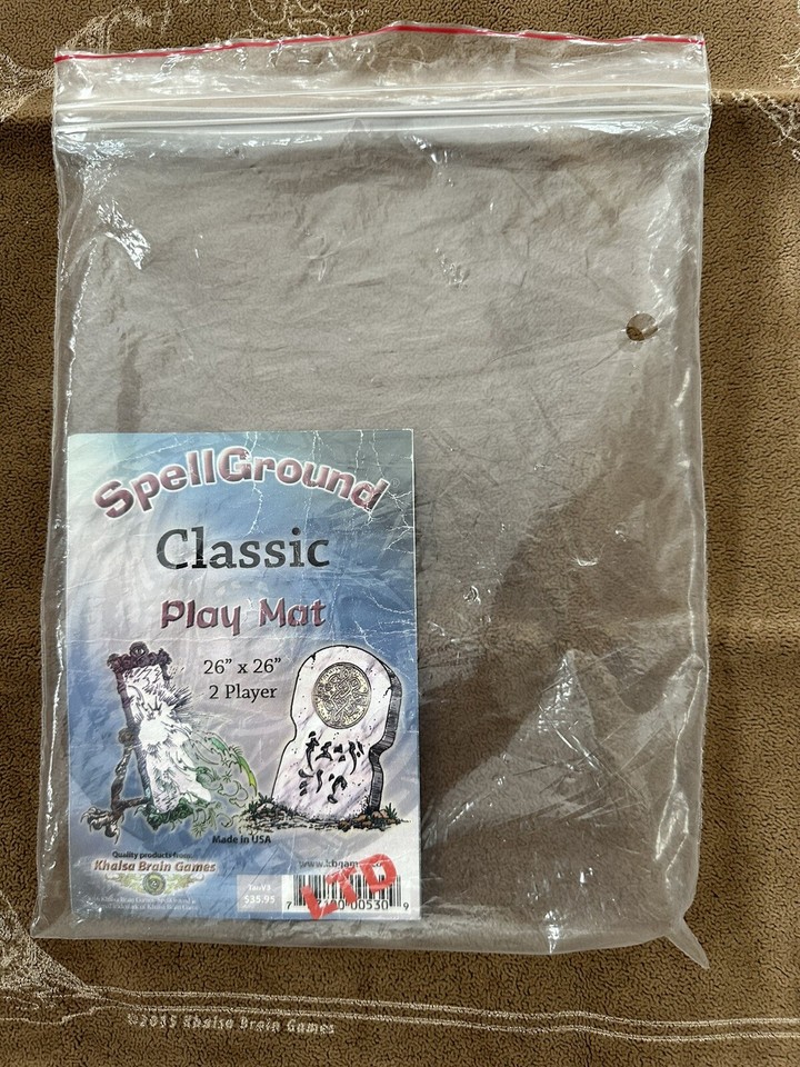 2011 Spellground Classic Tan 2-Player V3 LTD Playmat Khalsa Brain Games ...