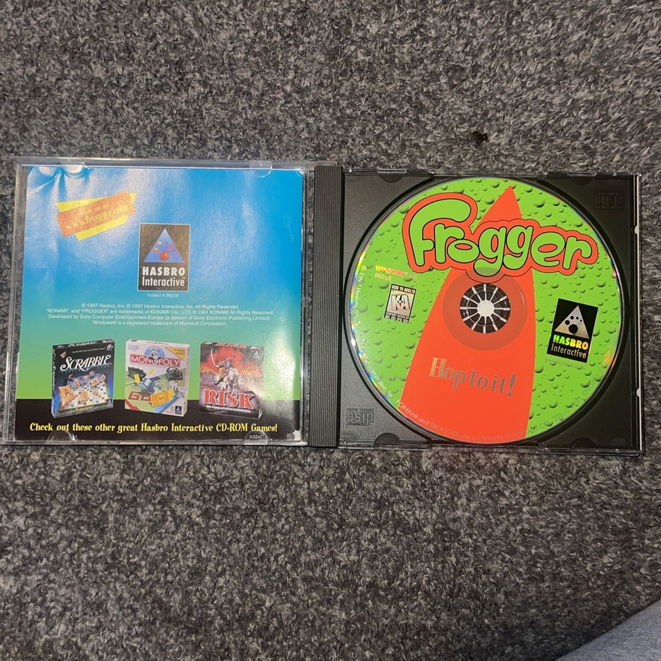 Frogger CD-ROM PC Game for Windows 95 98 Complete | eBay