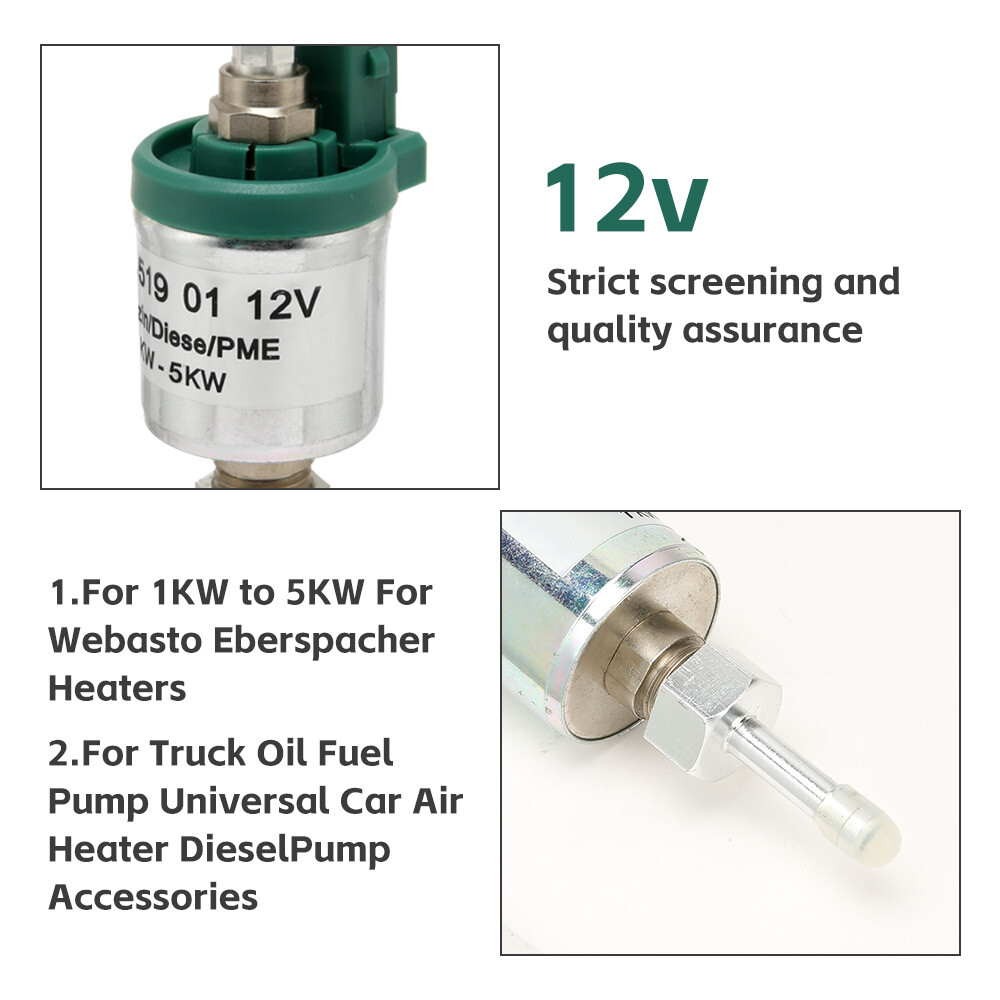 Universal Diesel Heater Pump For 1KW-5KW Air Heater Diesel Heater Fuel ...