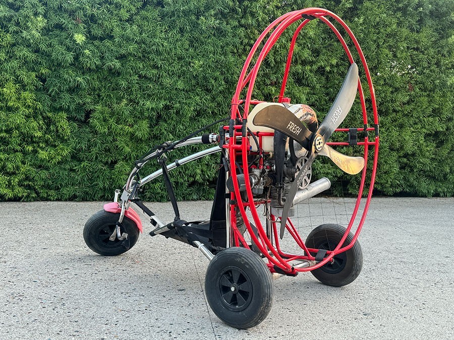 Used TrikeBuggy Bullet Paramotor Powered Paraglider with a Fresh Breeze ...