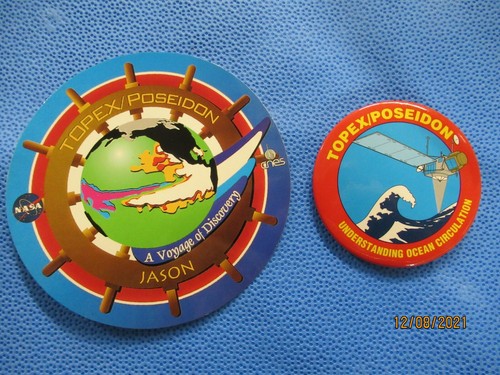 NASA Topex / Poseidon JASON sticker and button set | eBay