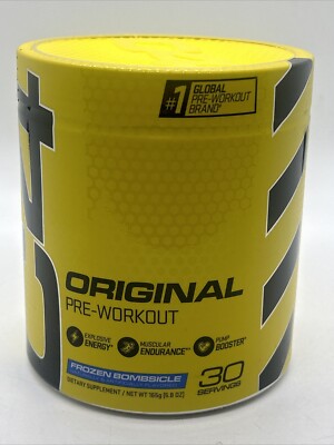 C4 Original, Pre-Workout, Frozen Bombsicle, 5.8oz 30 Servings Exp 01/25 ...