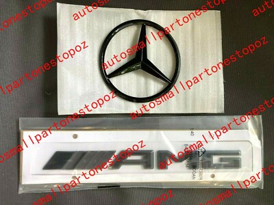 Rear Boot Star AMG Badge Sticker Mercedes Benz X247 GLB 35 200 220 250 ...