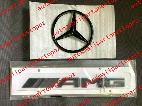 Rear Boot Star AMG Badge Sticker Mercedes Benz X156 GLA 45 200 220 250 ...