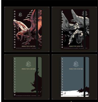 CAPCOM Monster Hunter Ring Notebook #1 All 4 types set CAPCOM Monster ...