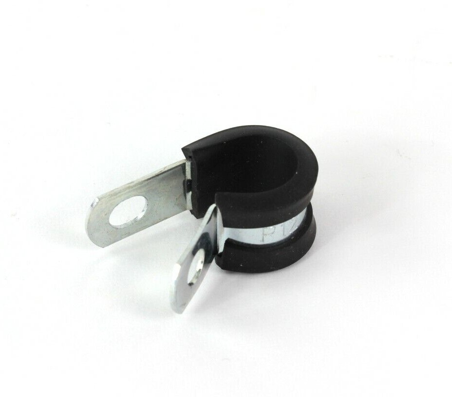 Rubber Lined P Clips Clamp Hose Pipe Cable Mounting Clip Stainless ...