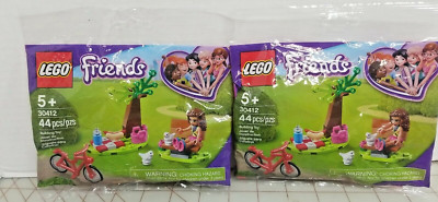 2x Lego 30412 Friends Park Picnic Set Polybag Olivia Red Bicycle - NEW ...