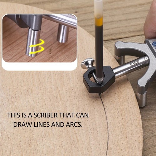 Woodworking Linear Arc Scriber Tool DIY Scribe Tool Draw Circle ...