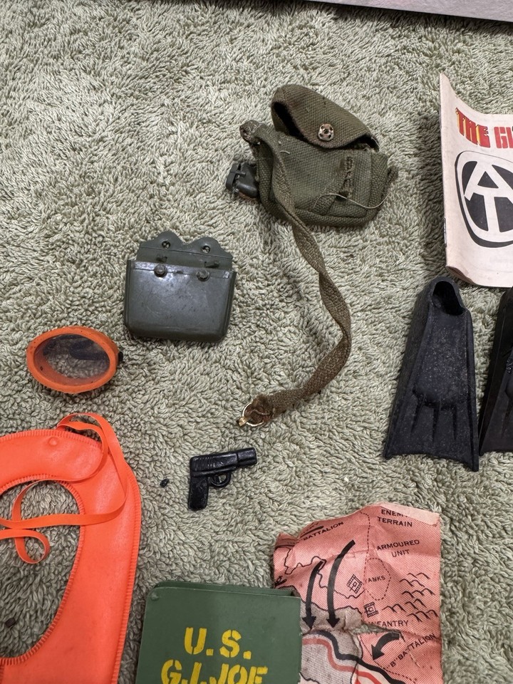 Vintage GI Joe 1964 12 inch lot Junkyard Fresh! M1 Rifle M16 Rifle Rare ...