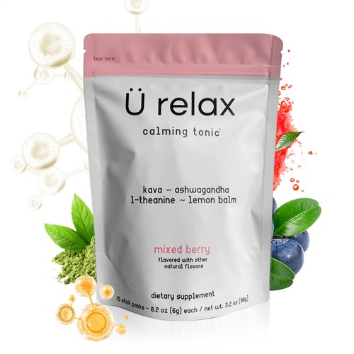 U Relax Calming Co - 15 Packets MIXED BERRY Flavor, Brand New | eBay