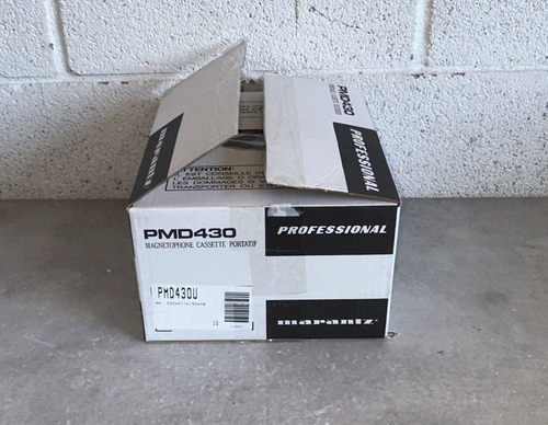 New Open Box - Marantz PMD430 Professional Portable Cassette Recorder ...