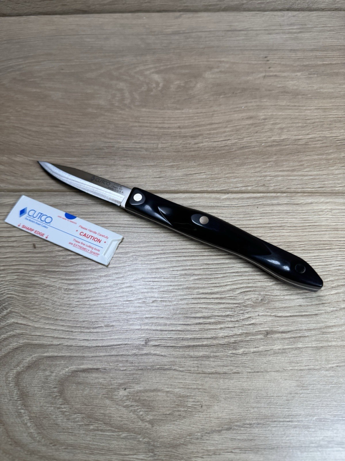 Cutco #1720, 2 3/4" Paring Knife, Sharpened By Cutco, 7-7/8” L. Classic ...