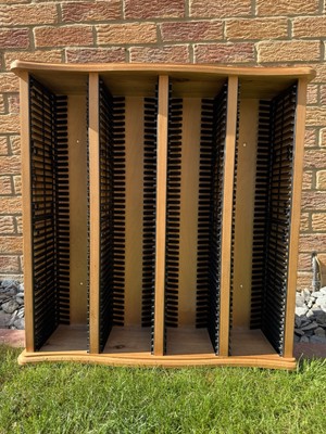 Wall Mounted Wooden CD Compact Disc Storage Rack | eBay UK