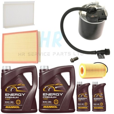 12L 5W30 ALL FILTERS FULL SERVICE KIT FOR MERCEDES SPRINTER 313 314 CDI ...