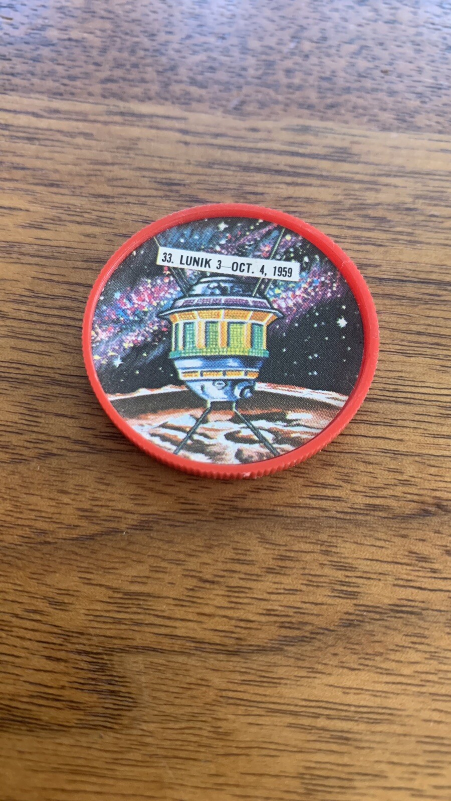 1964 Krun-Chee Space Magic Coin #8 Saturn Rocket | eBay