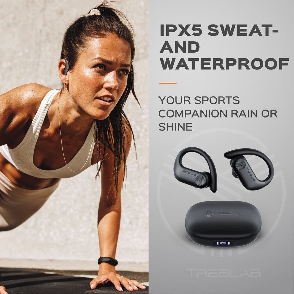 TREBLAB X3 Pro True Wireless Earbuds - Wireless Bluetooth 5.3, 145H ...