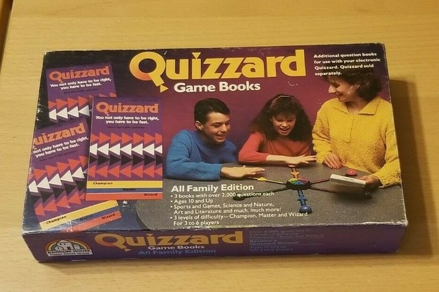 1988 Random House Quizzard Game Books All Family Edition for sale ...