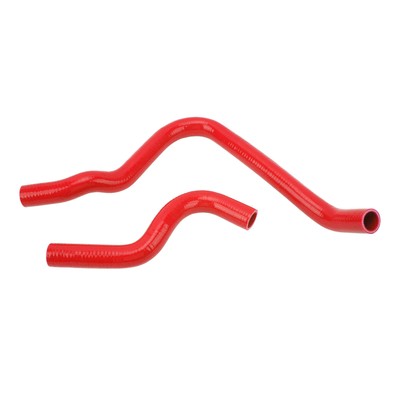 Red 2PCS Silicone Radiator Coolant Hose Tube Kit For CB7 F22A 2.2L F20A ...