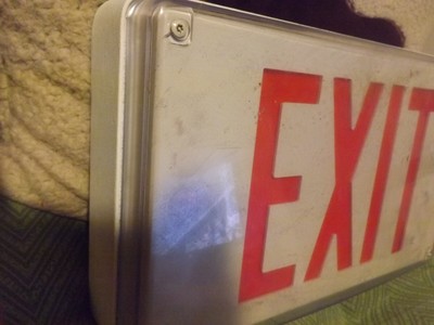 Exit Signs - Vintage Exit Light