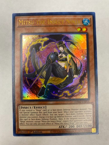 Yugioh Mitsu the Insect Ninja DABL-EN016 Ultra Rare 1st Edition NM | eBay