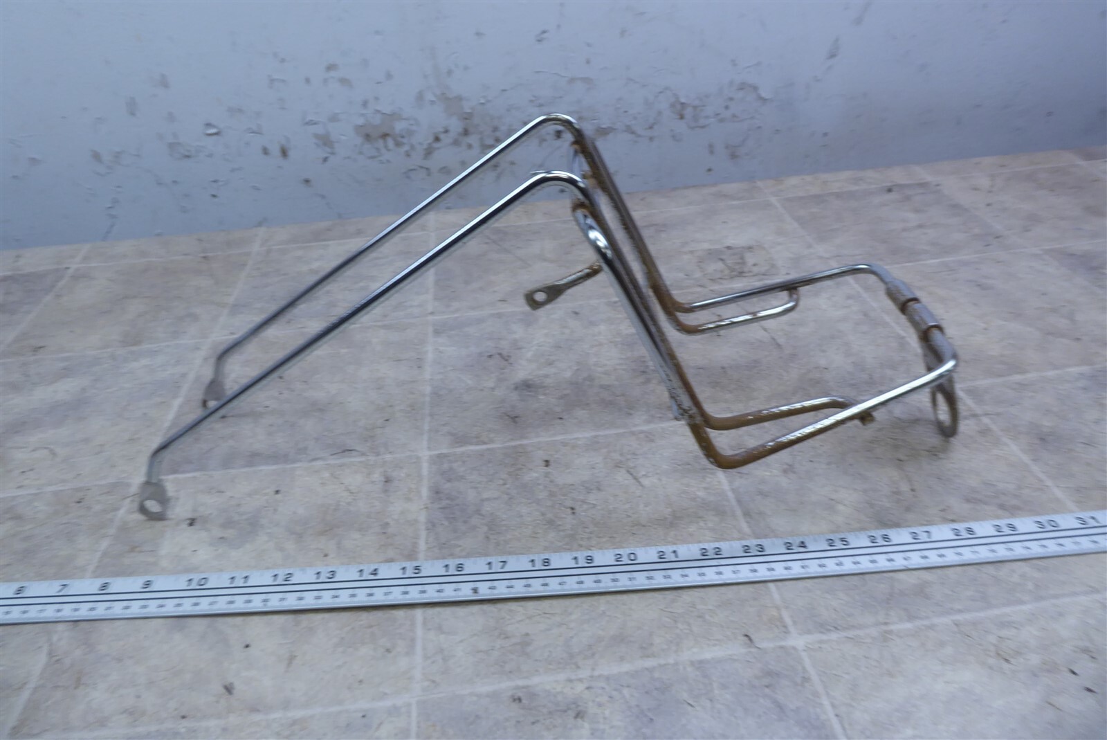 1978 AMF Roadmaster A110 moped S1021) chrome front luggage rack carrier ...