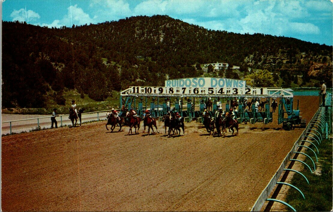 Postcard Ruidoso Downs Horse Racing At Its Best Home Of The Worlds ...
