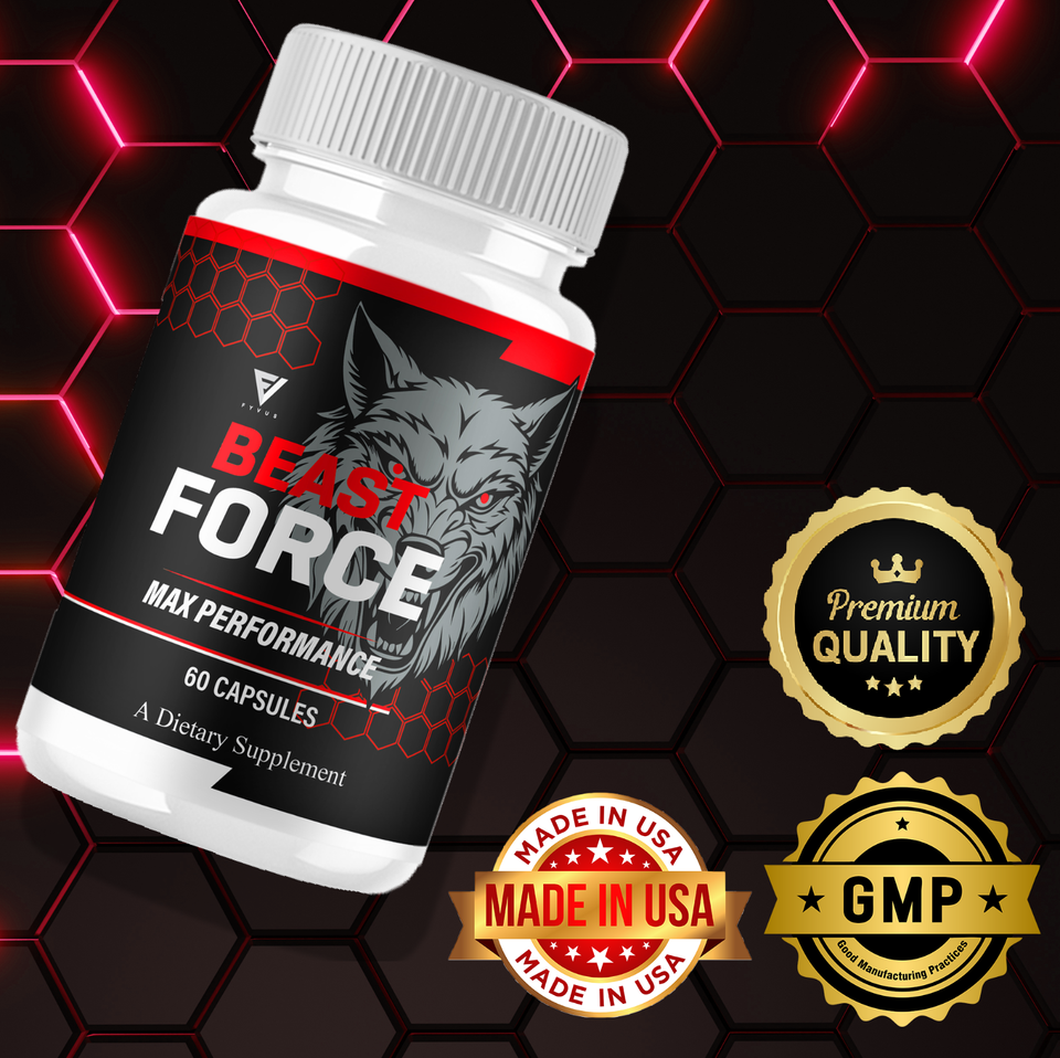 (3 Pack) Beast Force Pills BeastForce Maximum Performance Formula (180 ...