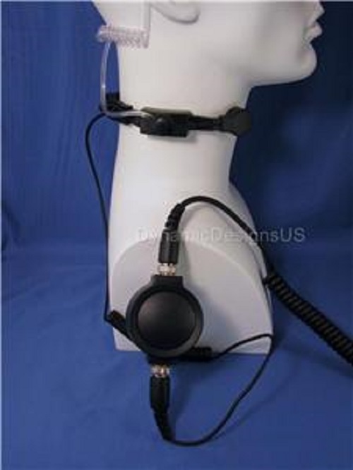 Tactical Throat Microphone for Motorola CLS1413 SV11 SU210 MU21CV ...