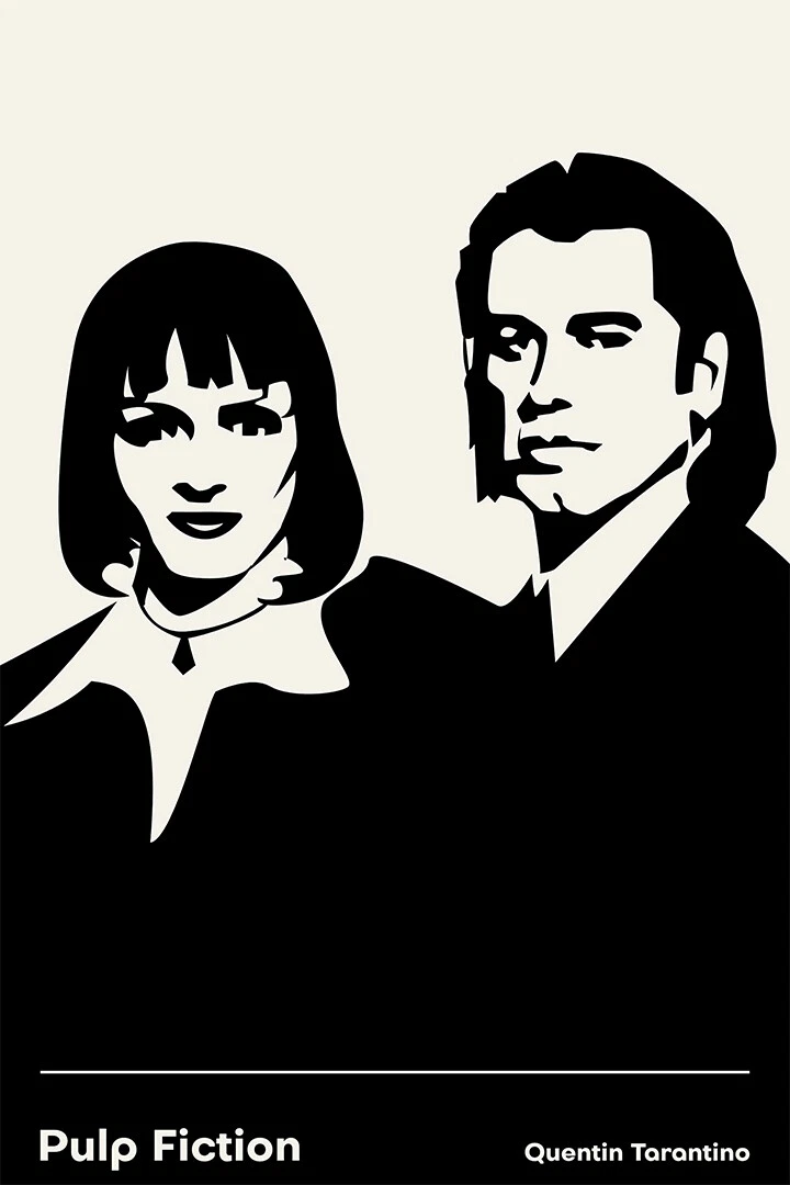 Pulp Fiction Stencil