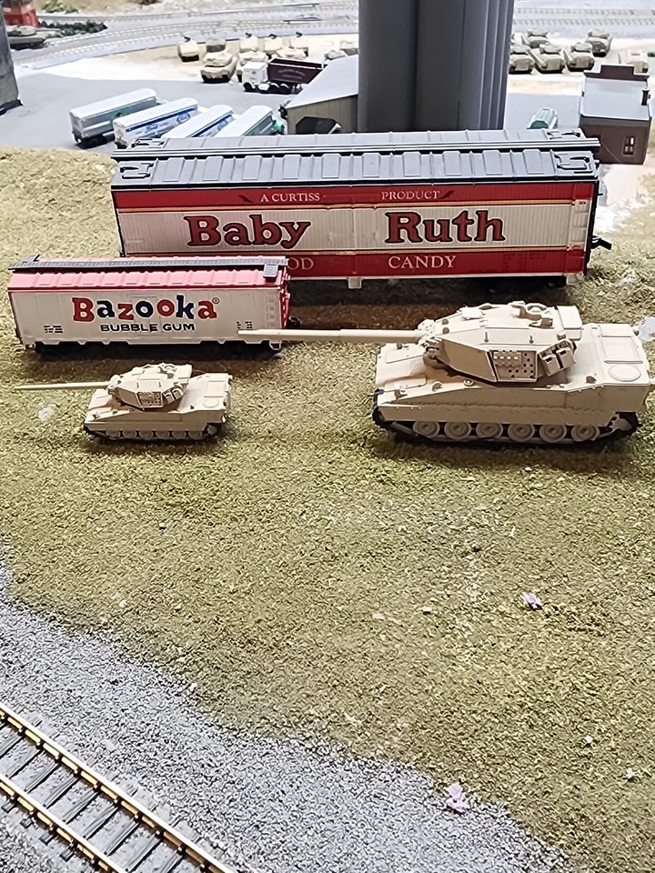 N Scale 1:160 M8 Buford Armored Gun System Tank Desert Camo US Army | eBay