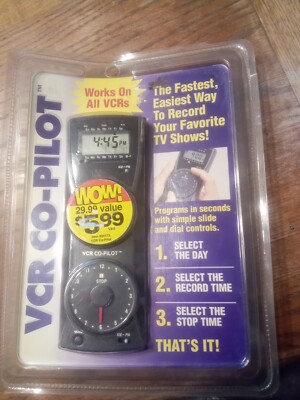 VCR Co-Pilot Programmable Recording Remote Control - Brand New Factory ...