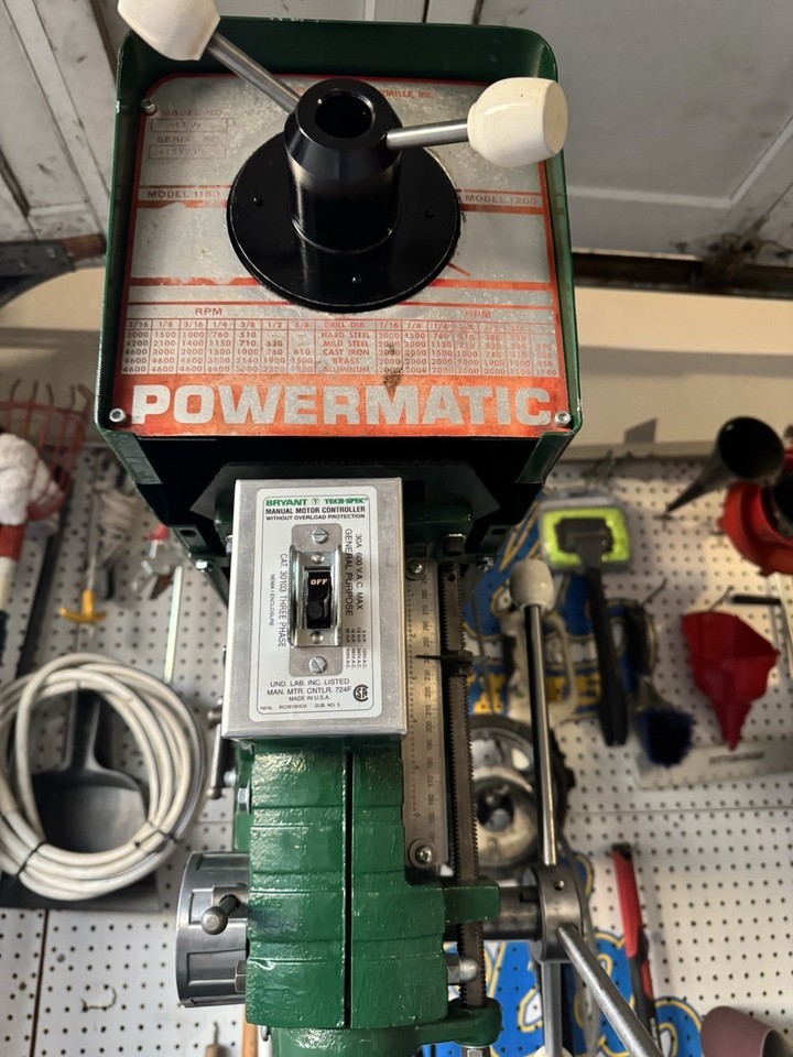 Powermatic Drill Press #1150 Totally Refurbished Variable Speed 16X22 ...