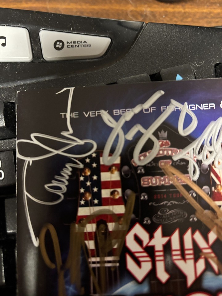 Styx Foreigner Don Felder Soundtrack of Summer Signed CD RARE AUTOGRAPH ...