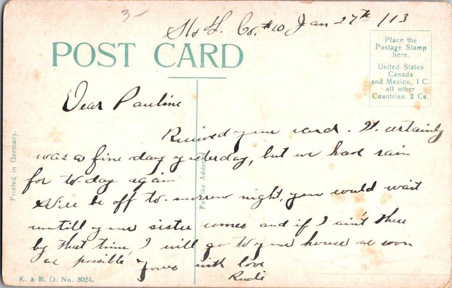 Artist Signed - Beautiful Vintage Greeting Postcard o/18 AX7195 | eBay